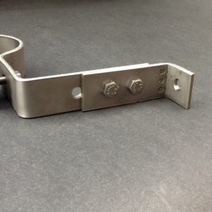Stand-Off Pipe Clamp Adjustable 50mm Stainless Steel 316L