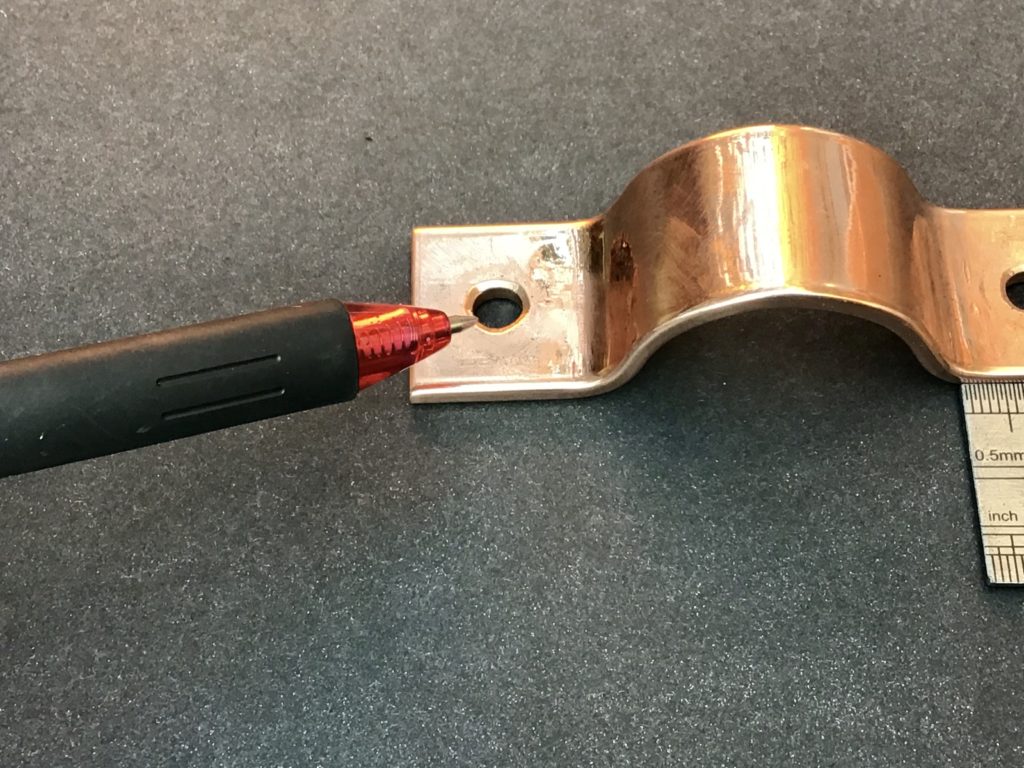 Copper Pipe Clamp 25mm Solid Copper Pipe Fitting