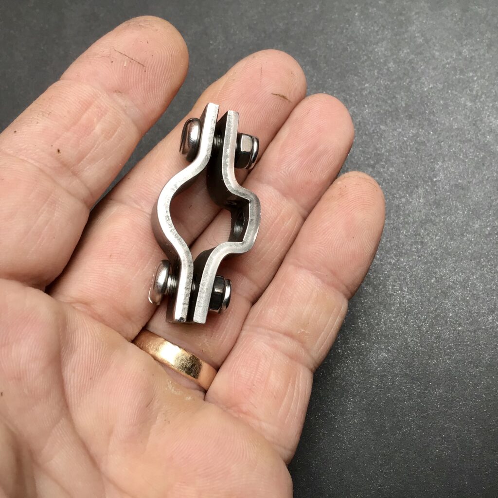 1/2” Universal Pipe Clamp Bracket for 1/2” OD Pipes & Tubes